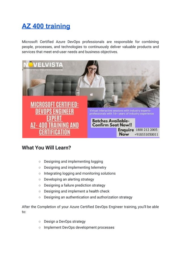 AZ 400 Training | PDF | Technology & Computing