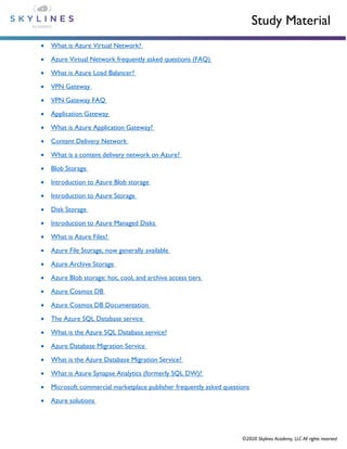 Az900 study guide_section2 | PDF