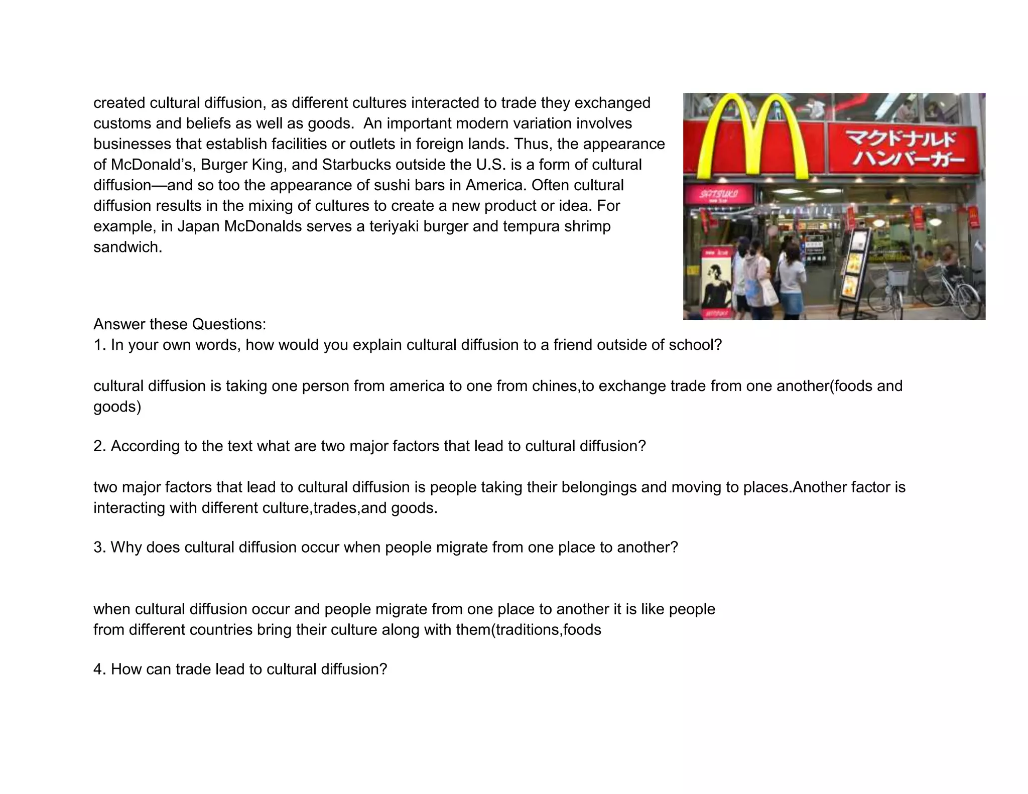 Daniel cultural diffusion? | PPT