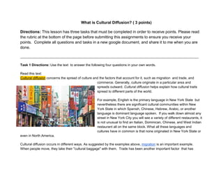 Daniel cultural diffusion? | PPT