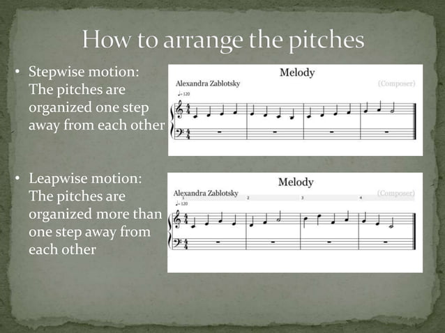 Melodic Writing | PPTX | Classical Music | Music