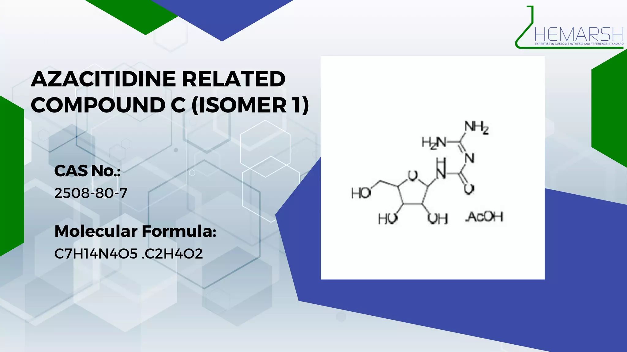 AZACITIDINE Impurities Manufacturer | Suppliers | Hemarsh Technologies ...