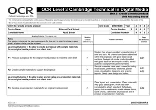 Azad, Eshan Unit 3 Recording sheet.doc