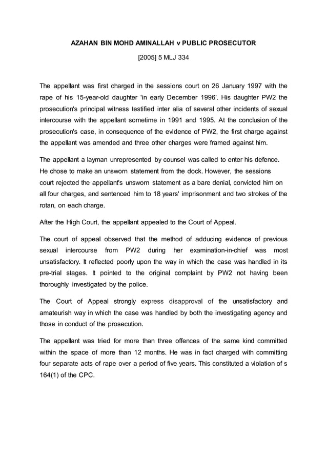 Azahan bin mohd aminallah v public prosecutor | PDF