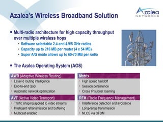 Azalea Overview Nov08 | PPT