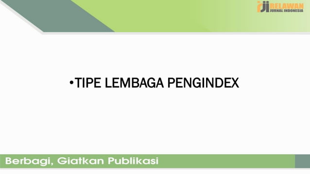 Lengkap Indeksasi Jurnal dan Faktor Dampak | PDF | Search | Internet