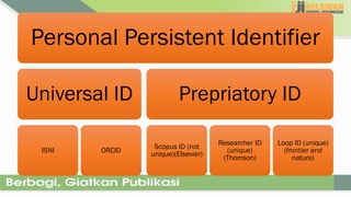 Lengkap Indeksasi Jurnal dan Faktor Dampak | PDF
