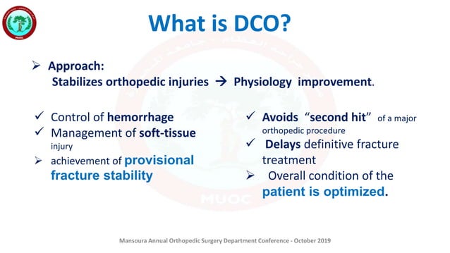 Damage Control Orthopedic DCO #dr_azanki | PPT | Free Download