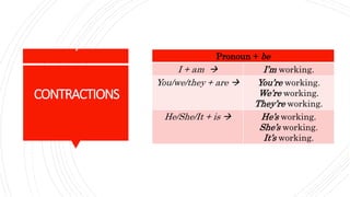 Azar 1 2 forms of simple present and present progressive on page 4 | PPTX