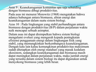 Azas azas pengetahuan lingkungan | PPTX