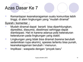 Azas dasar ilmu lingkungan | PPT