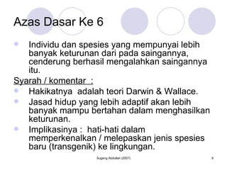 Azas dasar ilmu lingkungan | PPT