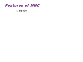 Multinational corporations MNCs | PPT