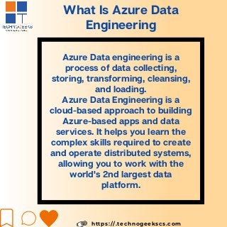 What is Azure Data Engineering? | PDF