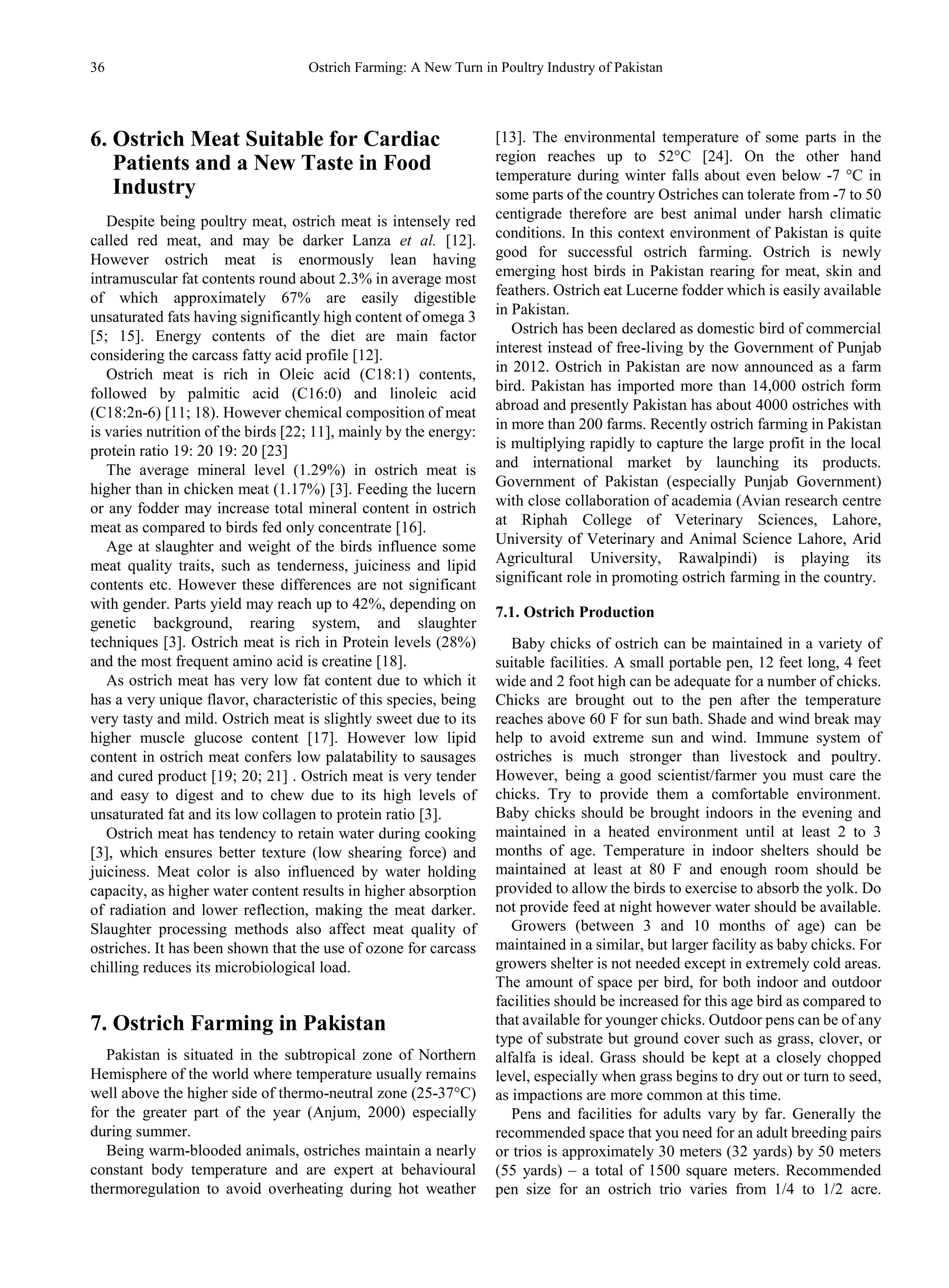 Ostrich production in Pakistan | PDF