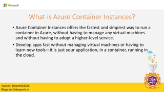 Azure container instances | PPTX