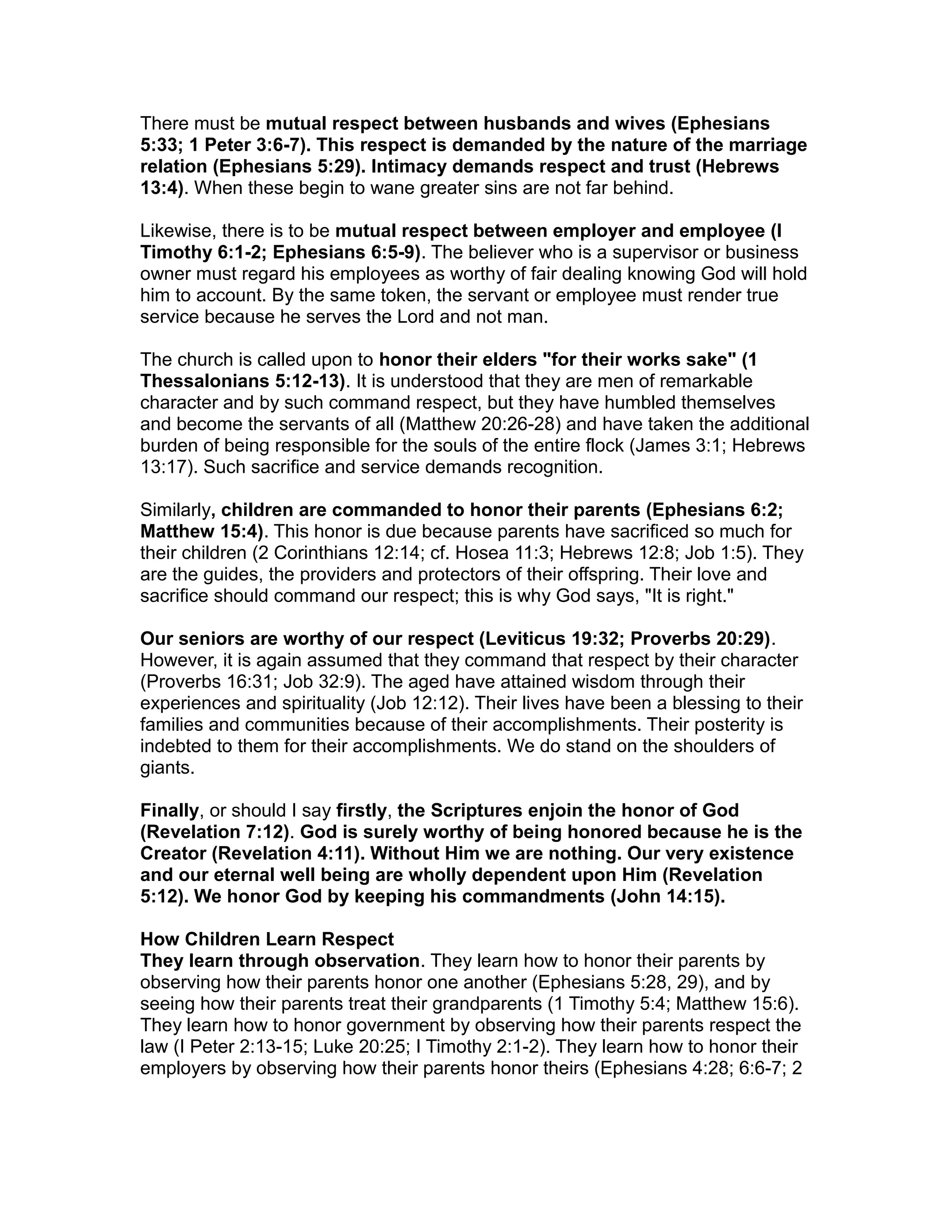 6 pillars of_character_teen_bible_class_respect | ODT