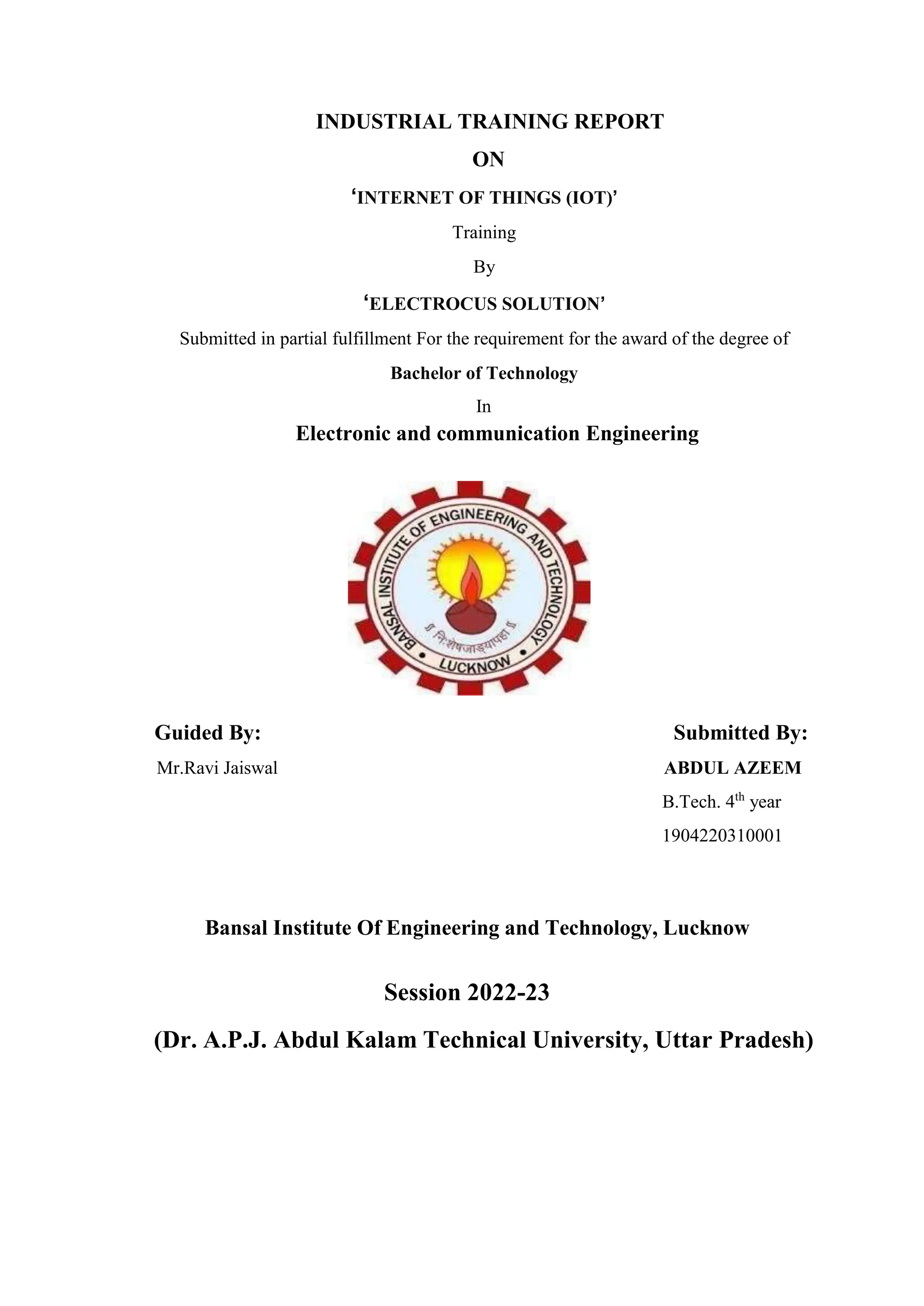 azeem final iot report.docx