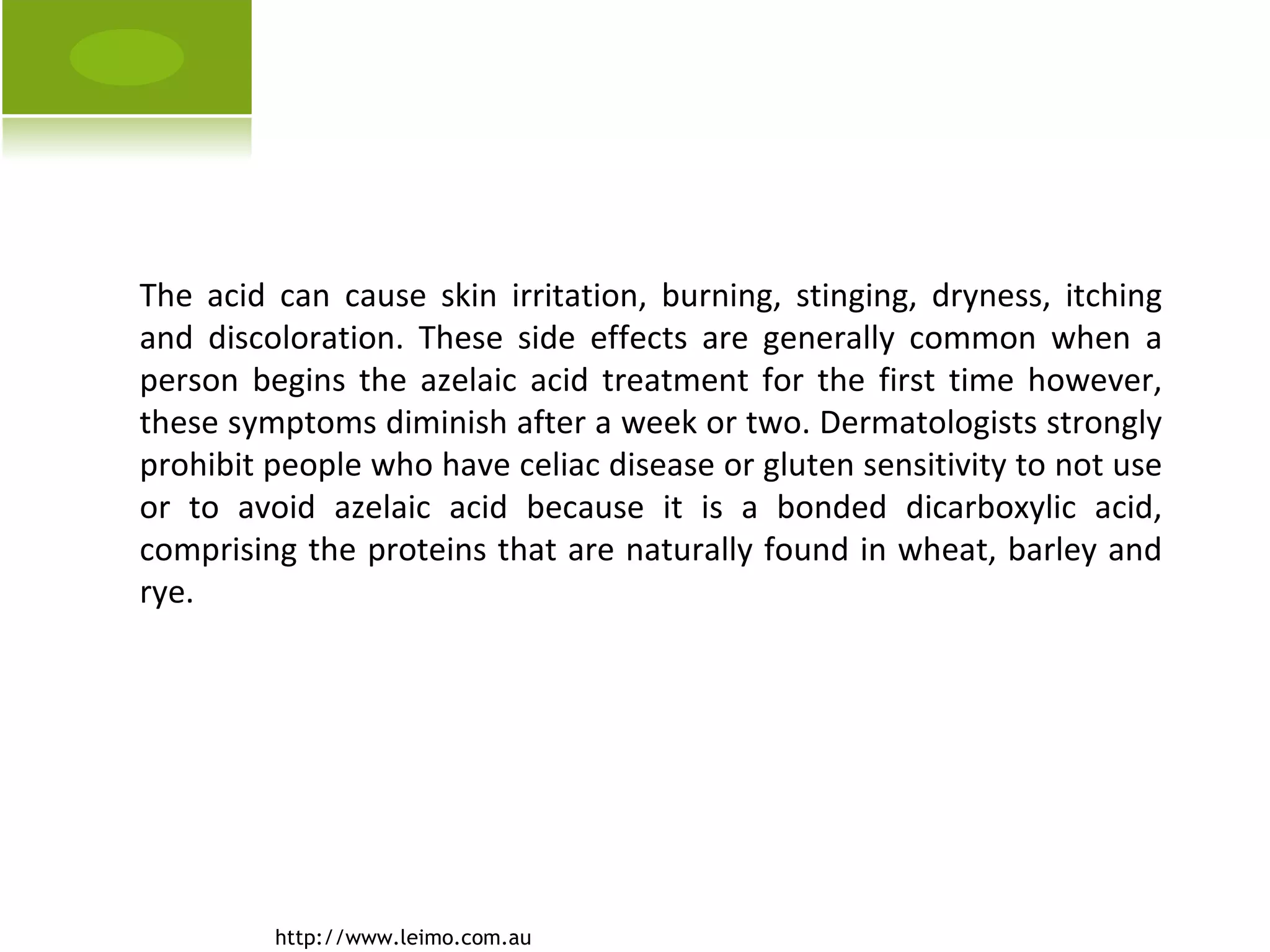 Azelaic acid | PPT