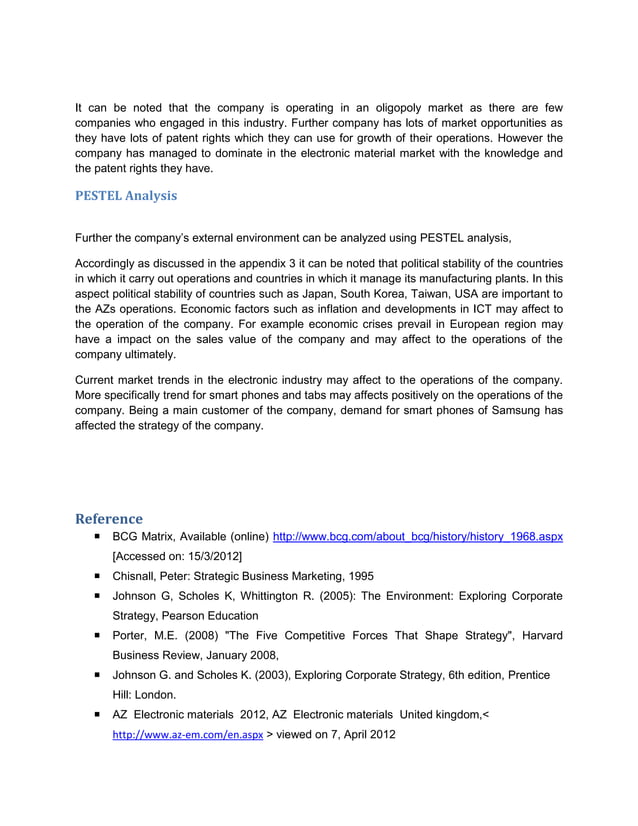 Az electronic assignment | DOCX