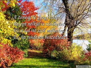 A Zene A Te Gyógyszered!(Keringő) | PPT