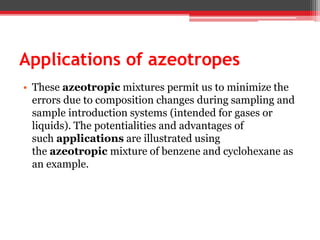 Azeotrope | PPTX