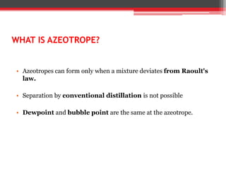 Azeotrope | PPTX