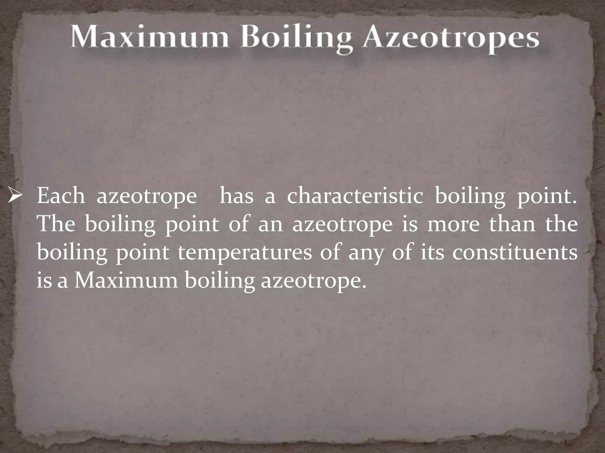 Azeotropic and extractive distillation ppt 1 | PPTX