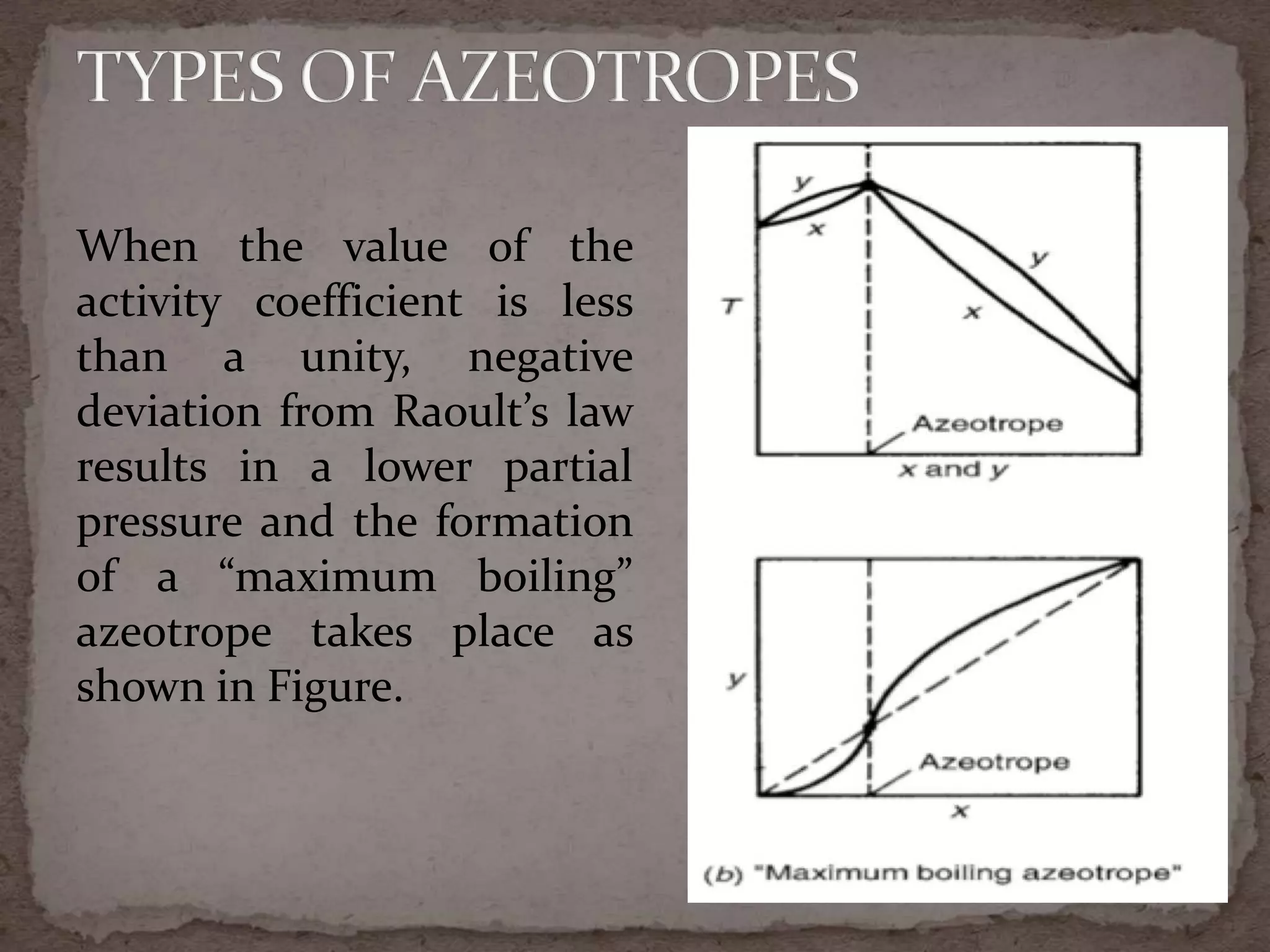 Azeotropic and extractive distillation ppt 1 | PPTX
