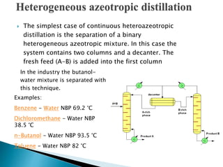 Azeotropic and steam distillation | PPTX
