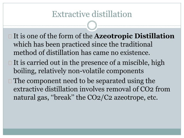 Azeotropic Distillation | PPTX | Chemistry | Science