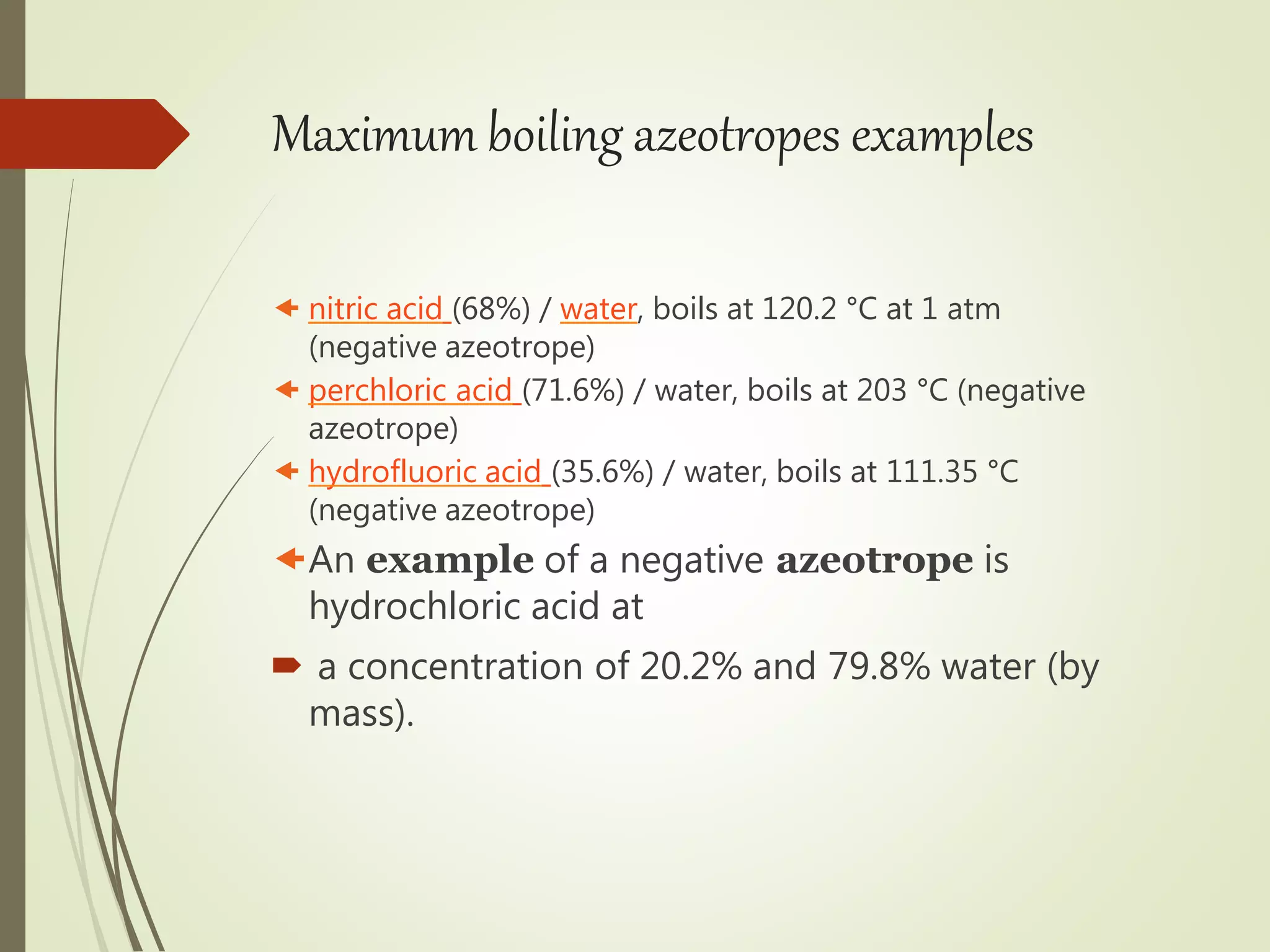 Azeotropic distillation | PPTX
