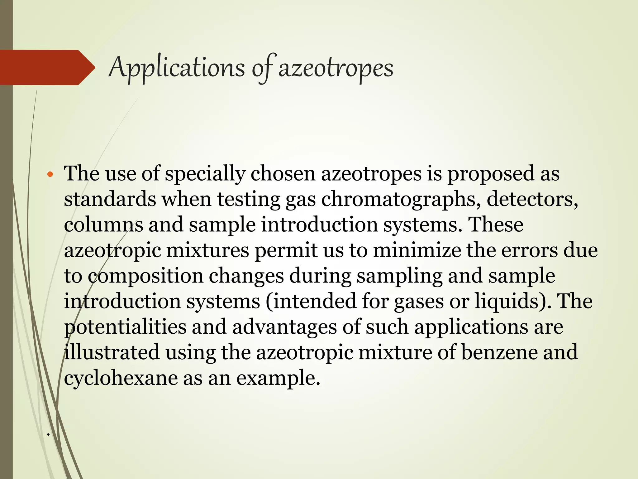 Azeotropic distillation | PPTX