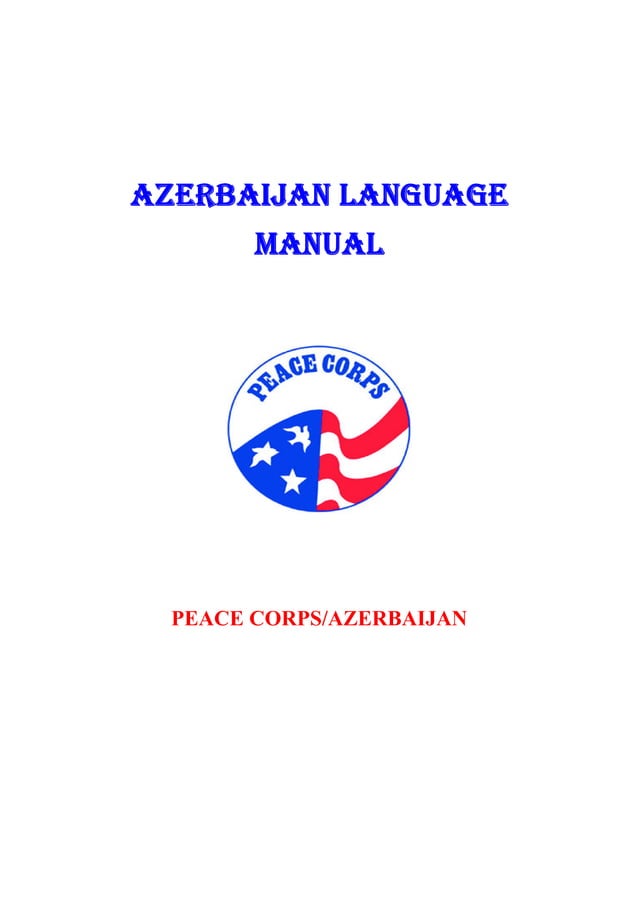Basic Azerbaijani Language Course | PDF