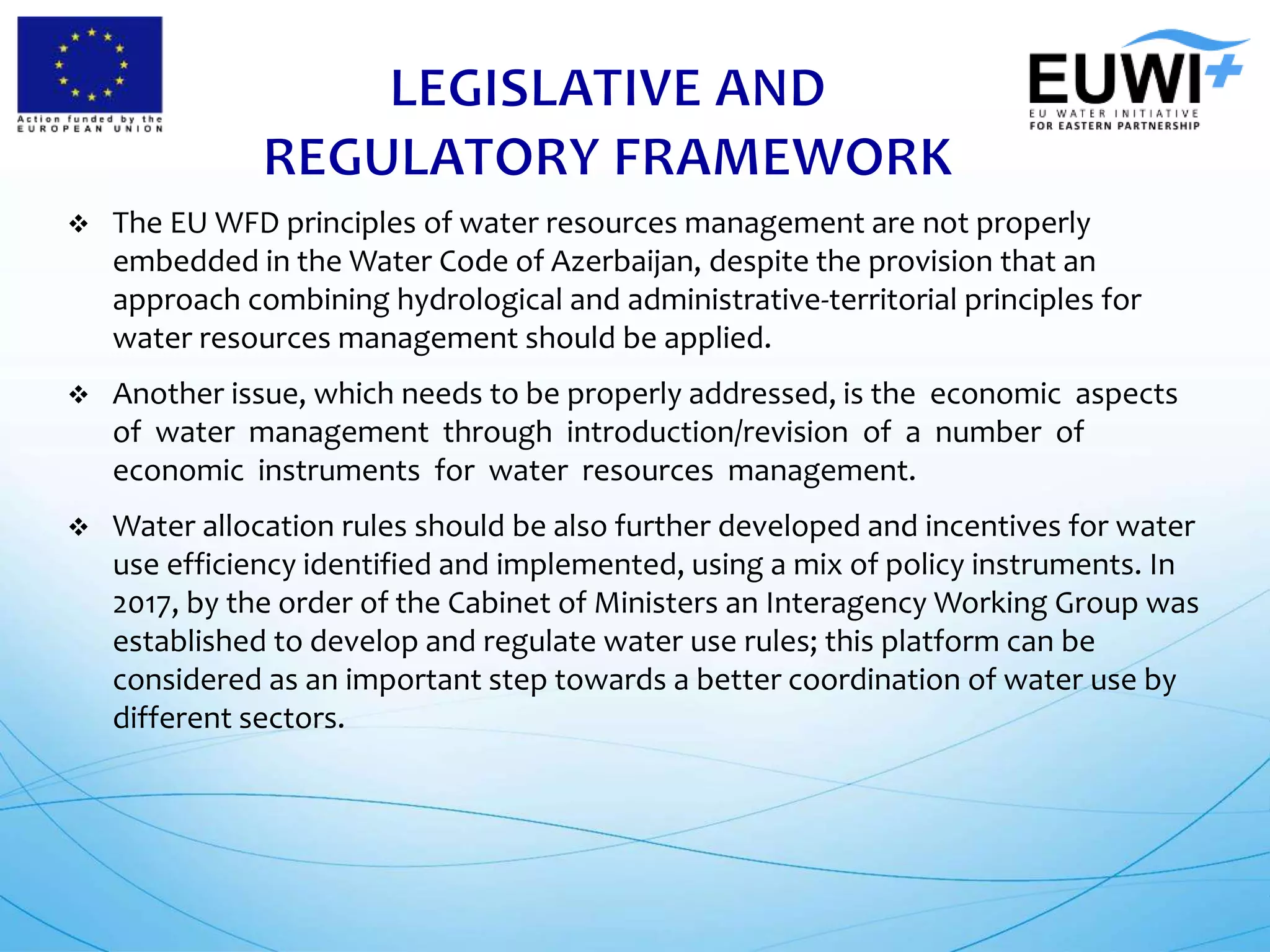National Water Strategy for Azerbaijan | PPT