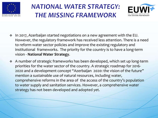 National Water Strategy for Azerbaijan | PPT