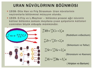Atom nüvələrinin radioaktiv çevrilmələri | PPTX