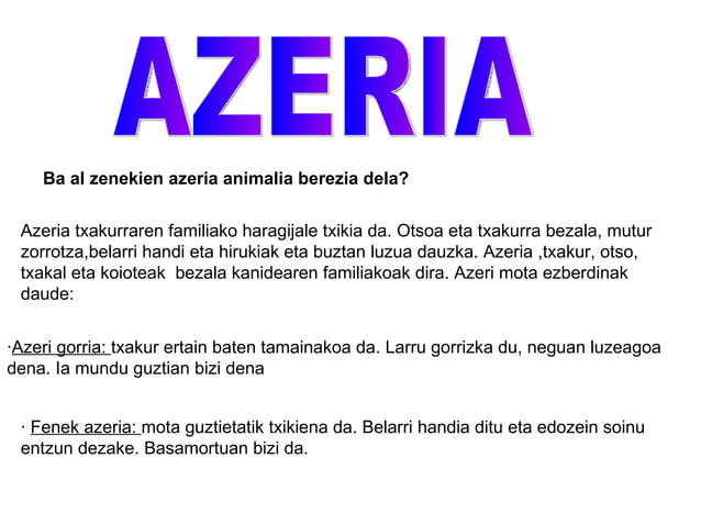 Azeria | PPT