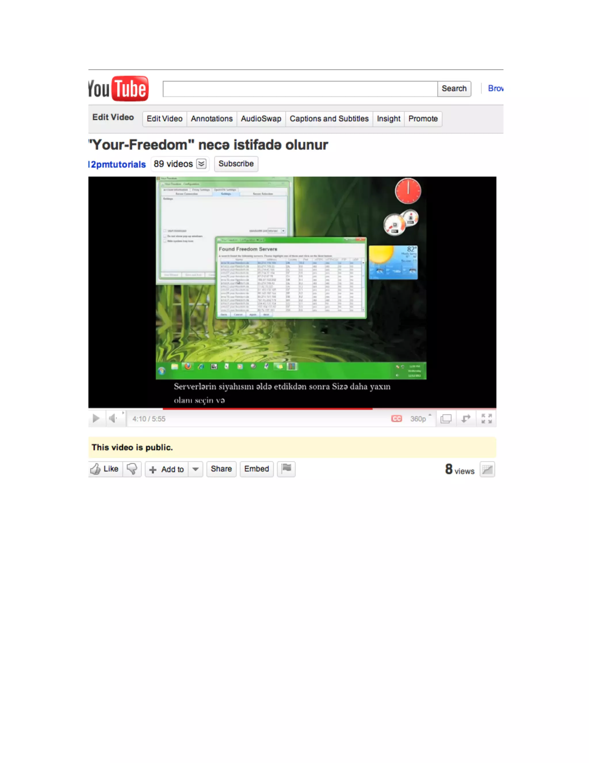 Azeri You Freedom Tutorial | PDF