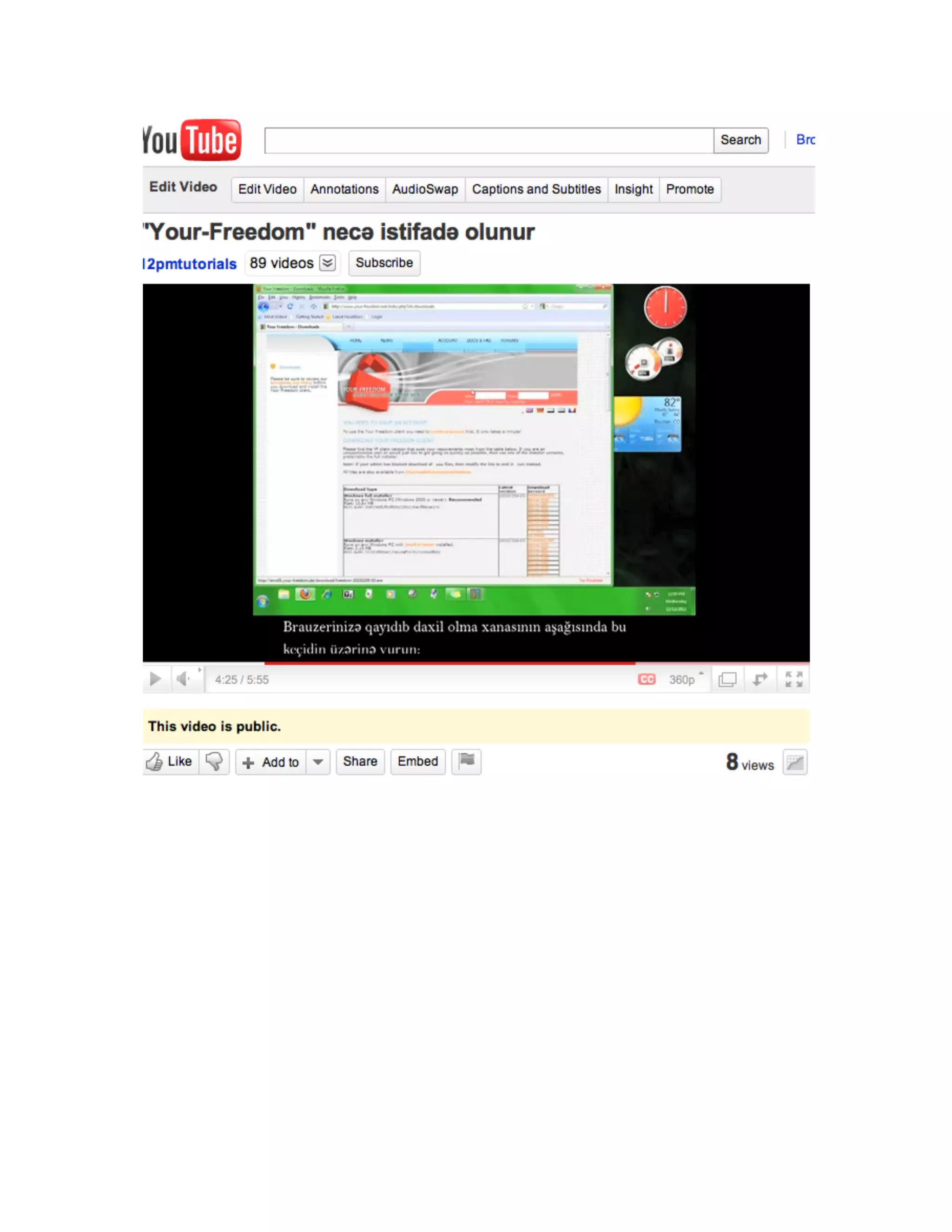 Azeri You Freedom Tutorial | PDF