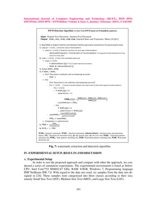 A zero text watermarking algorithm based on the probabilistic patterns | PDF | Desktop ...