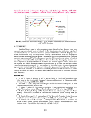 A zero text watermarking algorithm based on the probabilistic patterns | PDF | Desktop ...
