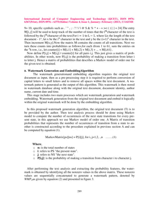 A zero text watermarking algorithm based on the probabilistic patterns | PDF | Desktop ...