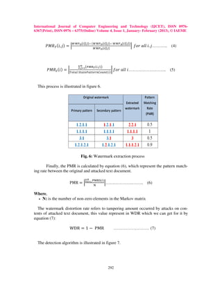 A zero text watermarking algorithm based on the probabilistic patterns | PDF | Desktop ...