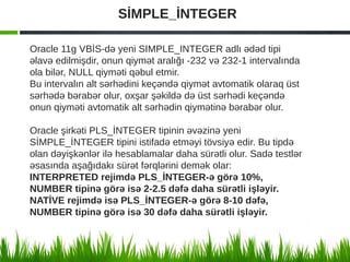Oracle 11g PL/SQL proqramlamlaşdırma yenilikləri | PDF