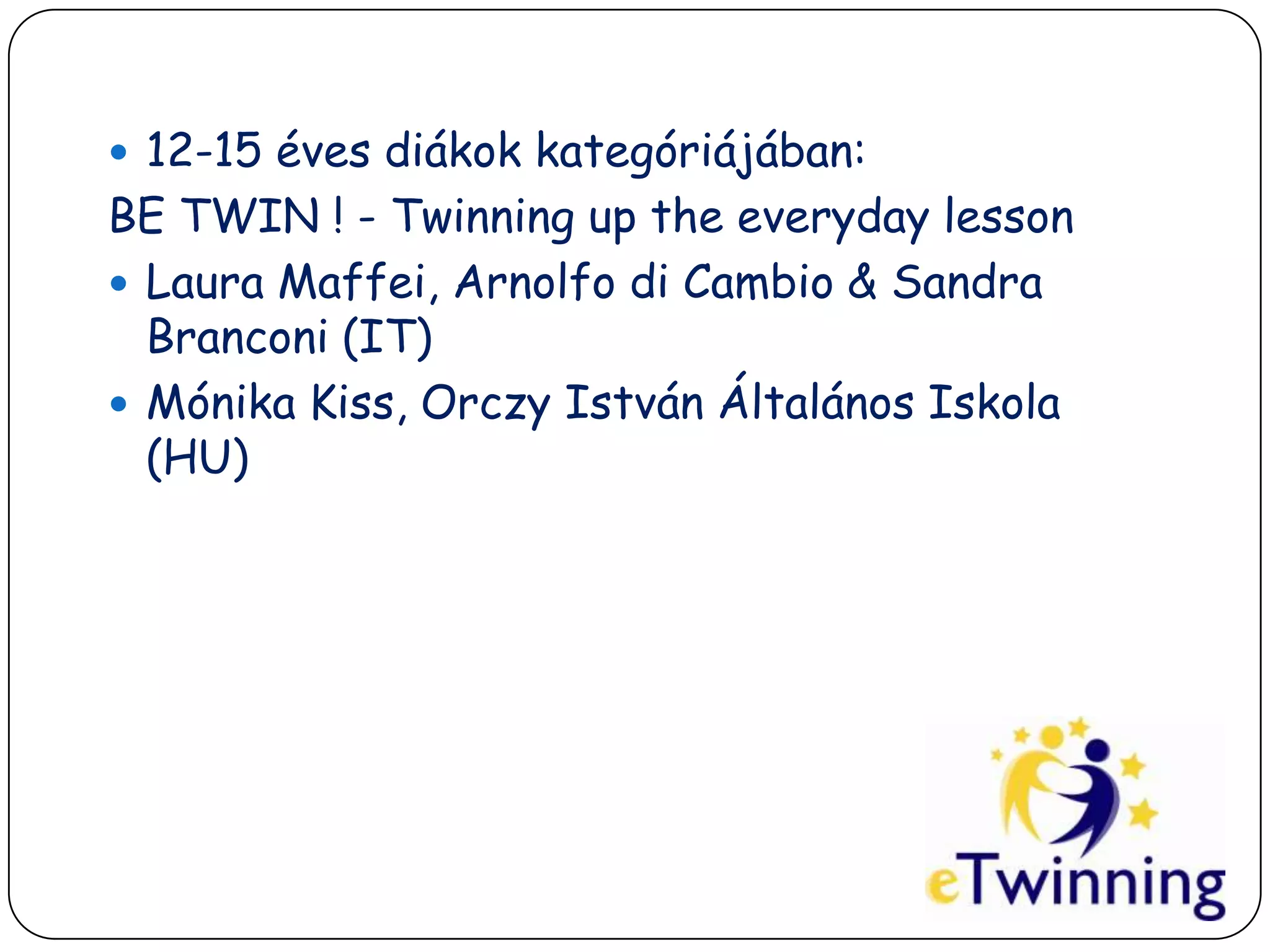 Az e twinning program | PPT