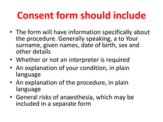 INFORMED CONSENT Principles, Practice, and legal challenges by Dr.T.V ...