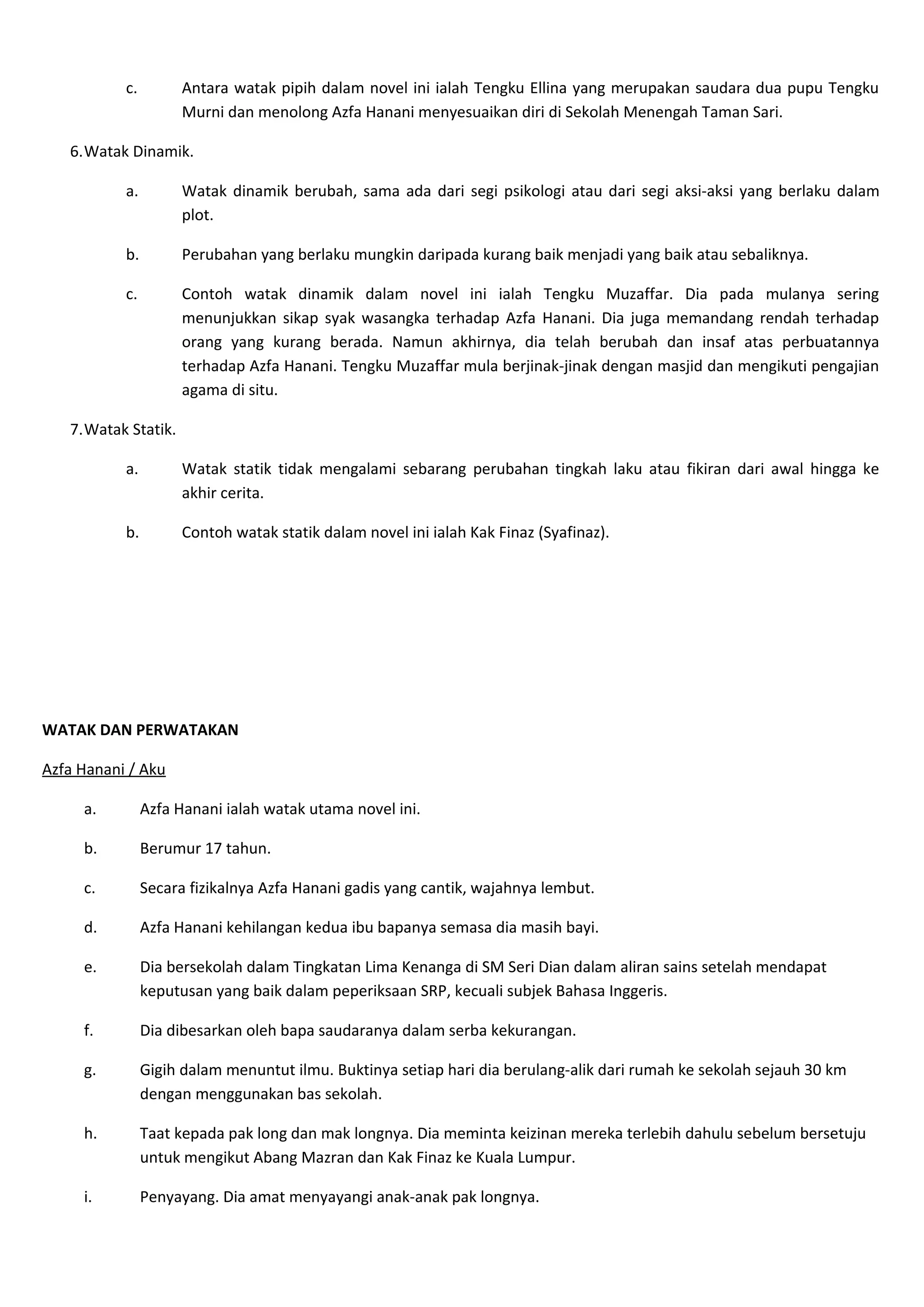 Azfa hanani-nota-lengkap (1) | DOC