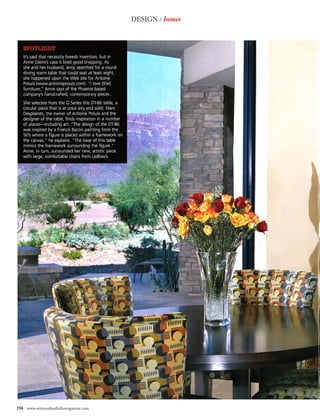 Arizona Foothills Magazine - Gleim Residence - Ben Scheier, Principal ...