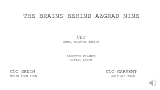 Azgard 9 Garment Bussiness Unit | PPSX